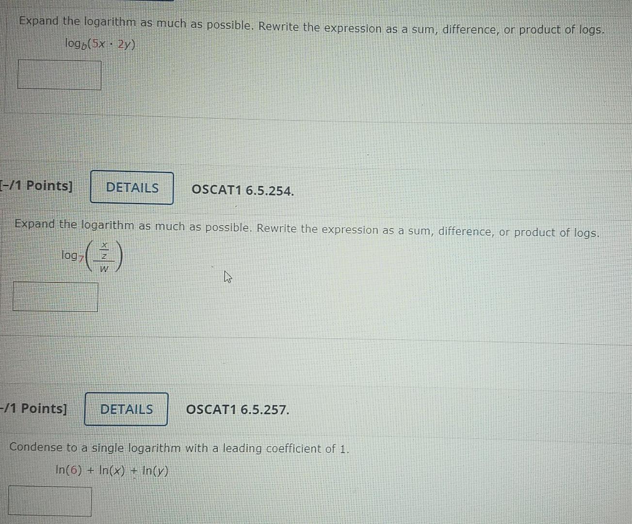 Solved Expand the logarithm as much as possible. Rewrite the | Chegg.com
