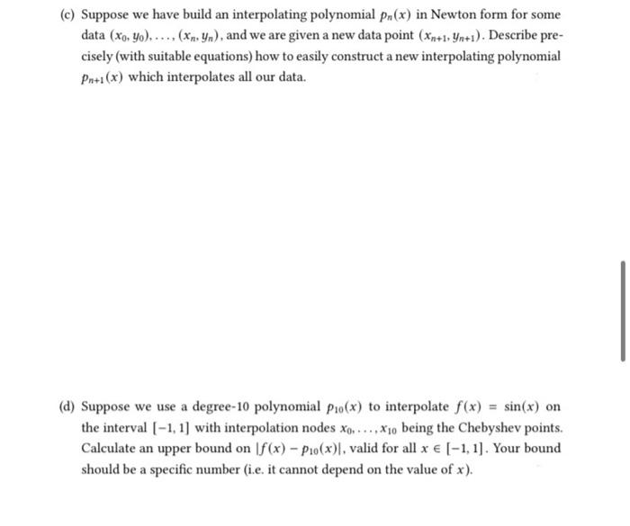 Solved Suppose we are given the data where y0,y1 and y2 are | Chegg.com