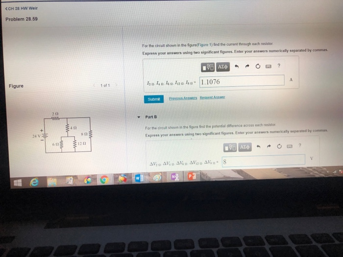 Solved CH 28 HW Weir PSS 28.1 Resistor Circuits Learning | Chegg.com