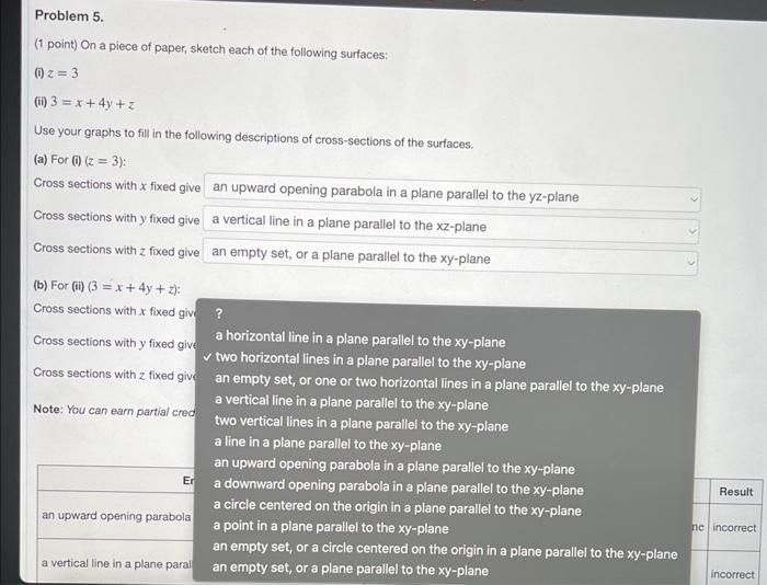 Solved (1 point) Find a possible equation for a linear | Chegg.com
