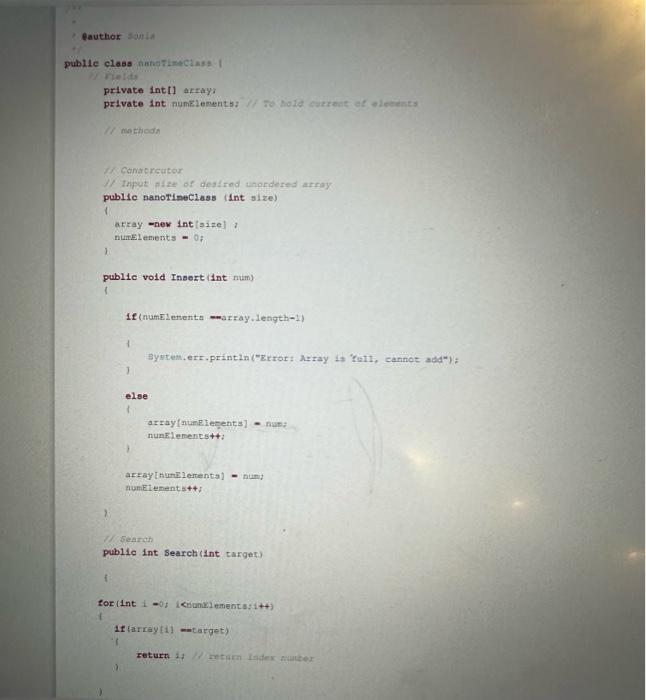 Solved Task: 1. Update your Java sort test program from | Chegg.com