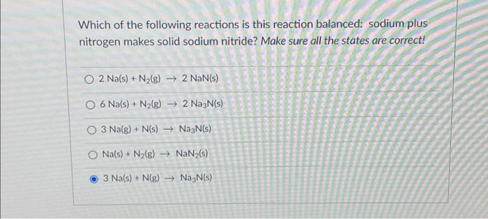 Solved Which of the following reactions is this reaction | Chegg.com