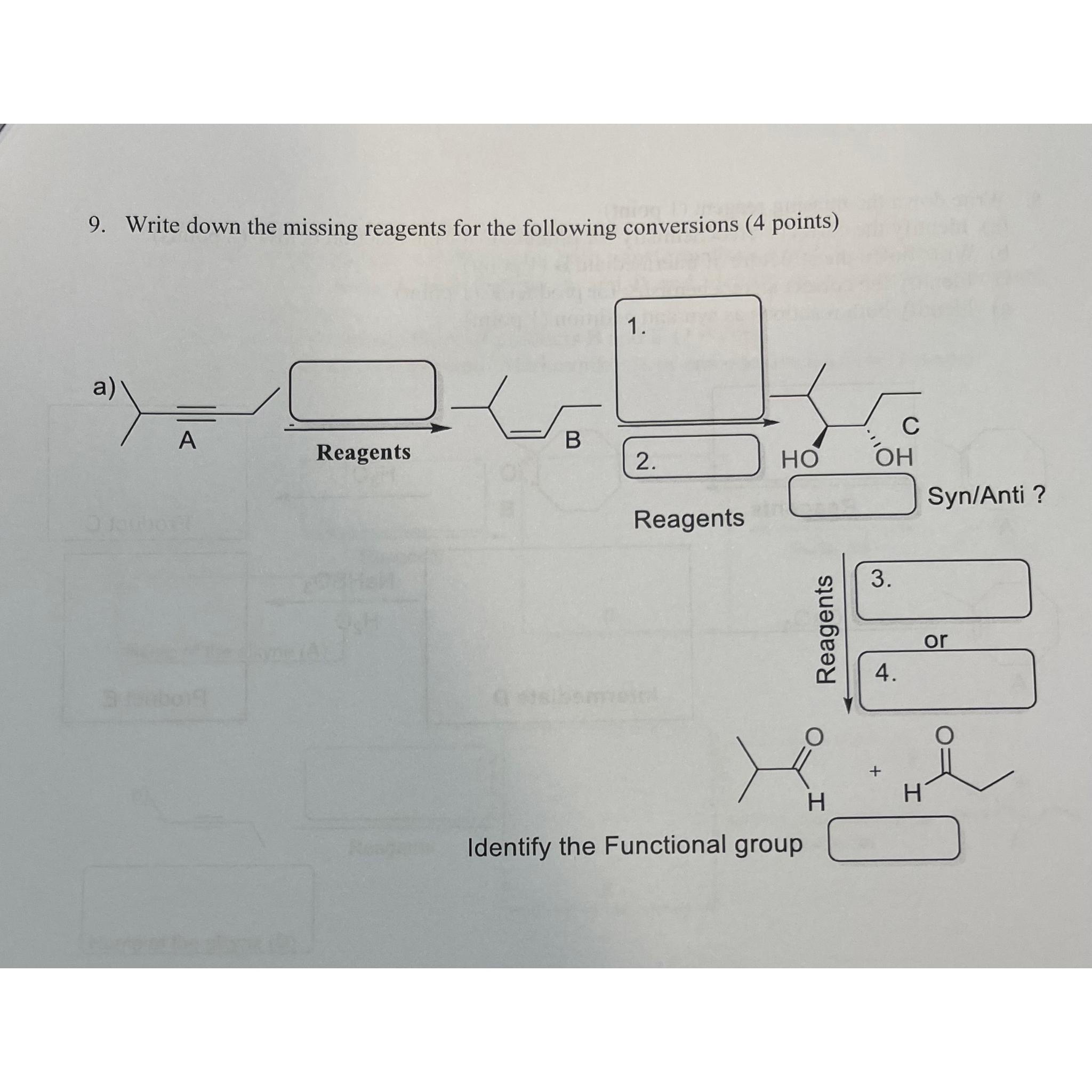 Solved Write down the missing reagents for the following | Chegg.com Solved Write down the missing reagents for the following | Chegg.com
