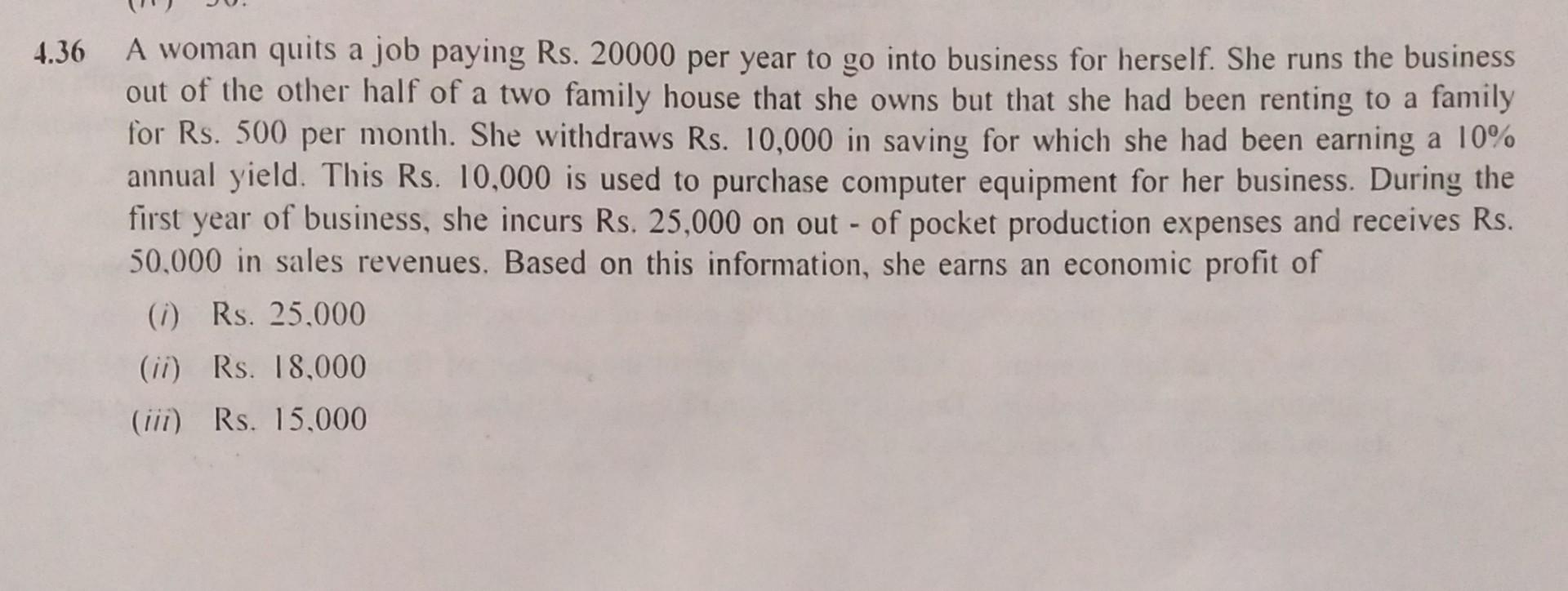 Solved 4.36 give solution only in hwap if you can't then | Chegg.com