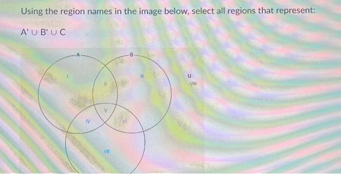 Solved Using the region names in the image below, select all | Chegg.com