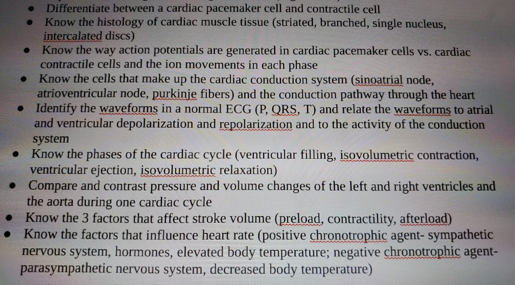 Solved . . Differentiate between a cardiac pacemaker cell | Chegg.com