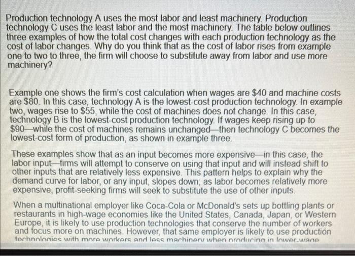 2. In the same example, suppose the cost of machines | Chegg.com