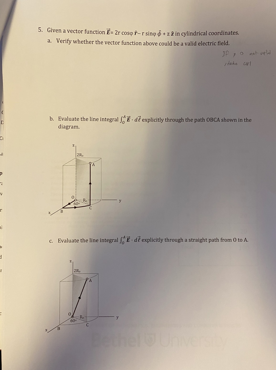 Solved Given a vector function | Chegg.com