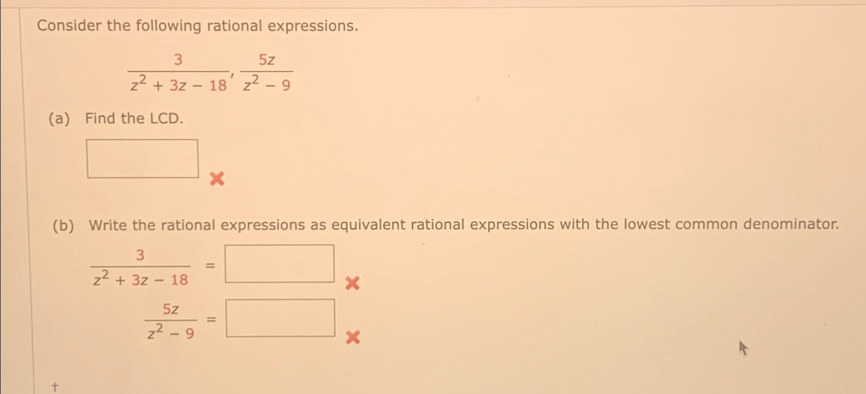 Solved Consider the following rational | Chegg.com