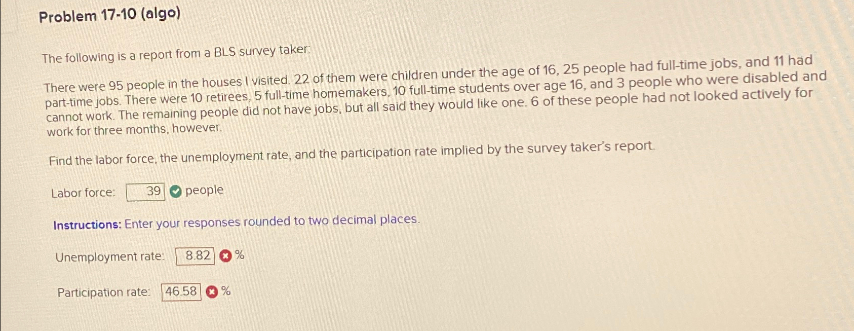 Solved Problem 17-10 (algo)The following is a report from a | Chegg.com