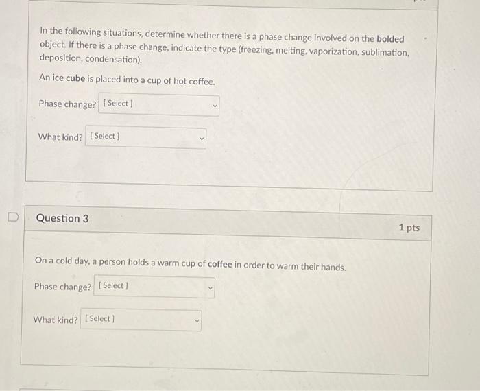 Solved In the following situations, determine whether there | Chegg.com