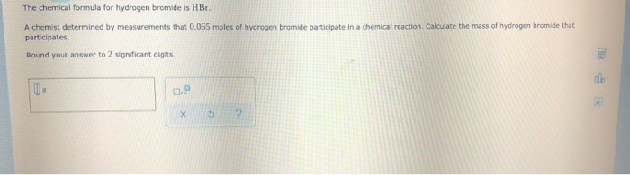 Solved The chemical formula for rubidium chloride is RbCI. A | Chegg.com