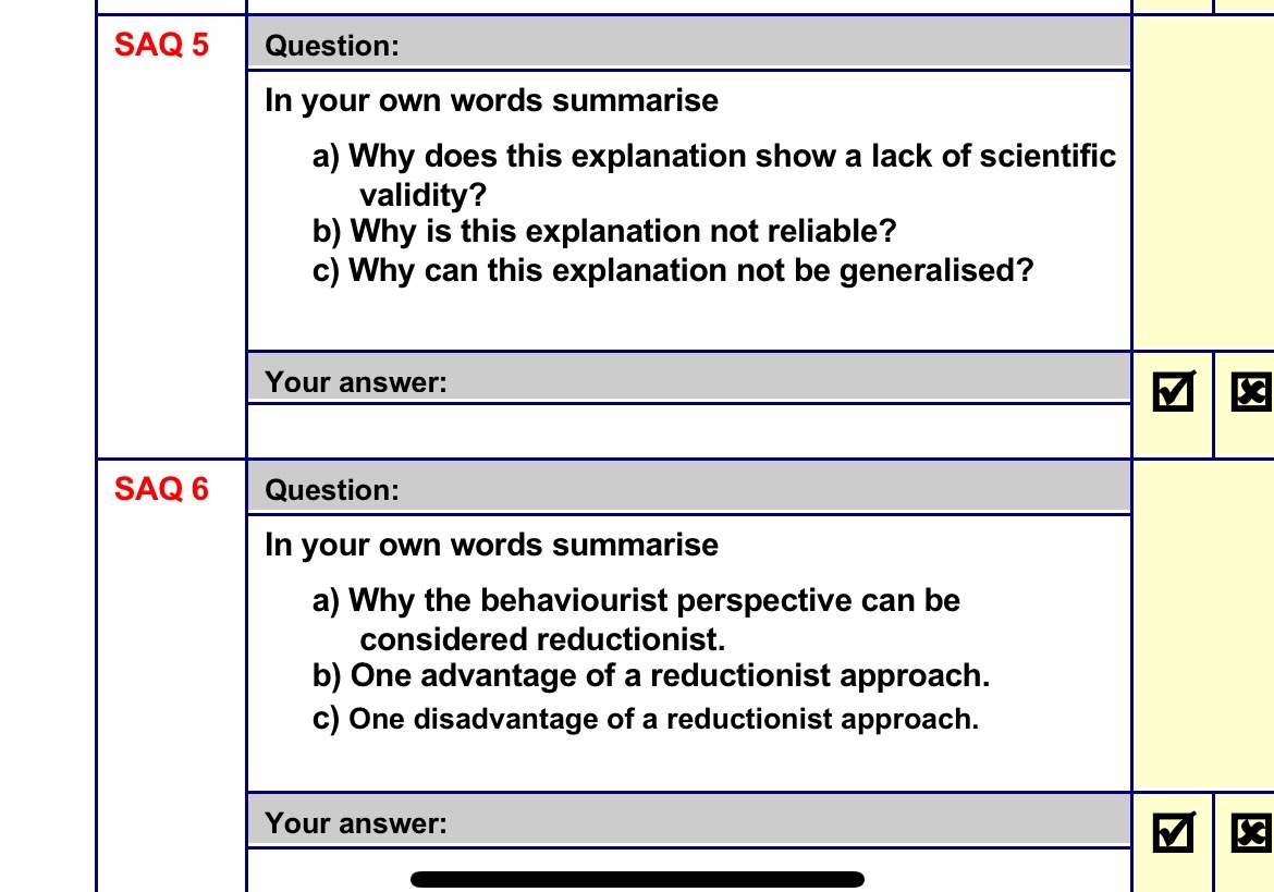 Why is this explanation not reliable? | Chegg.com
