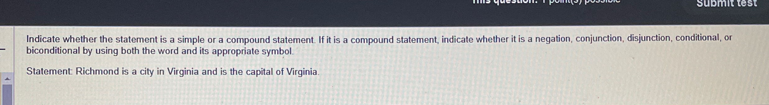 Solved Indicate whether the statement is a simple or a | Chegg.com