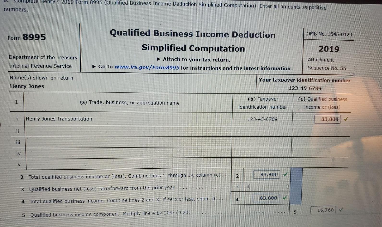 Solved Exercise 2-21 (Algorithmic) (LO. 3, 4) In 2019, Henry | Chegg.com