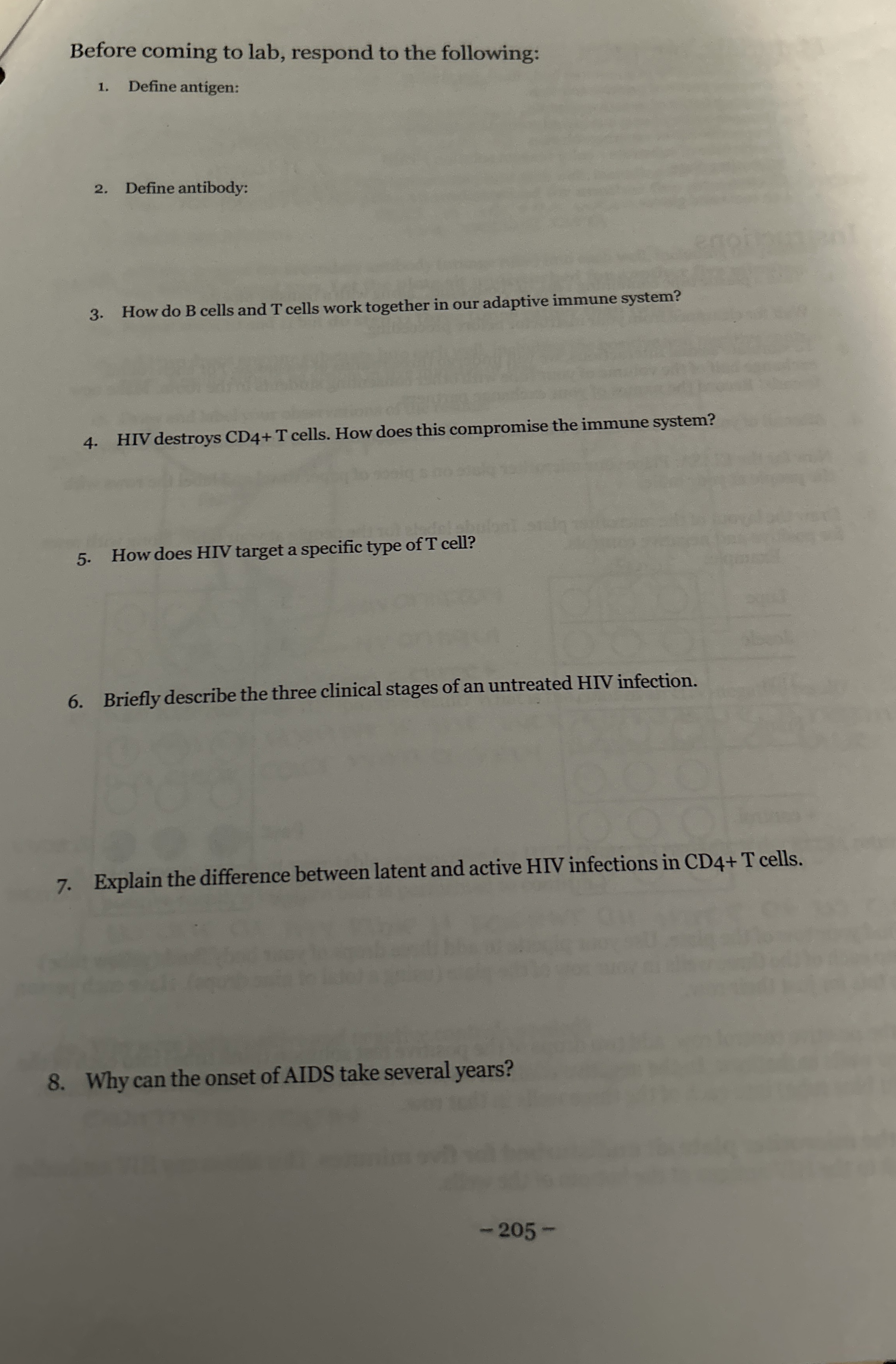 Solved Before coming to lab, respond to the following:Define | Chegg.com