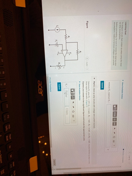 Solved CAssignment Analysis of Ideal Op Amp Circuits 2012 | Chegg.com