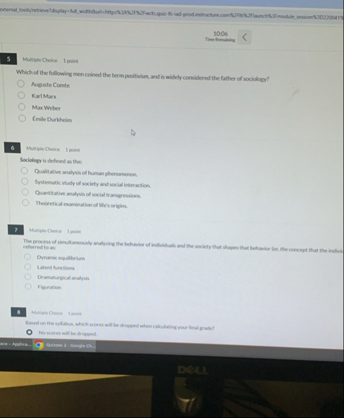 Solved 10.06The Remaining:5Multiple Choice1 ﻿pointWhich of | Chegg.com