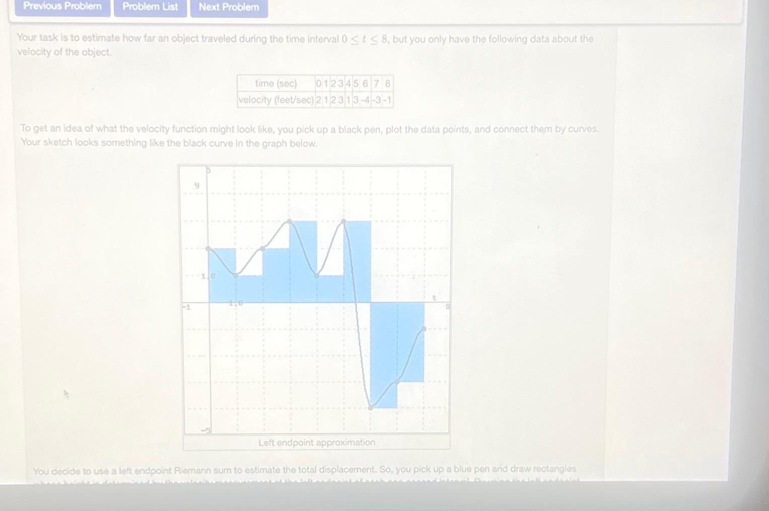 Solved Your task is to estimate how far an object traveled | Chegg.com