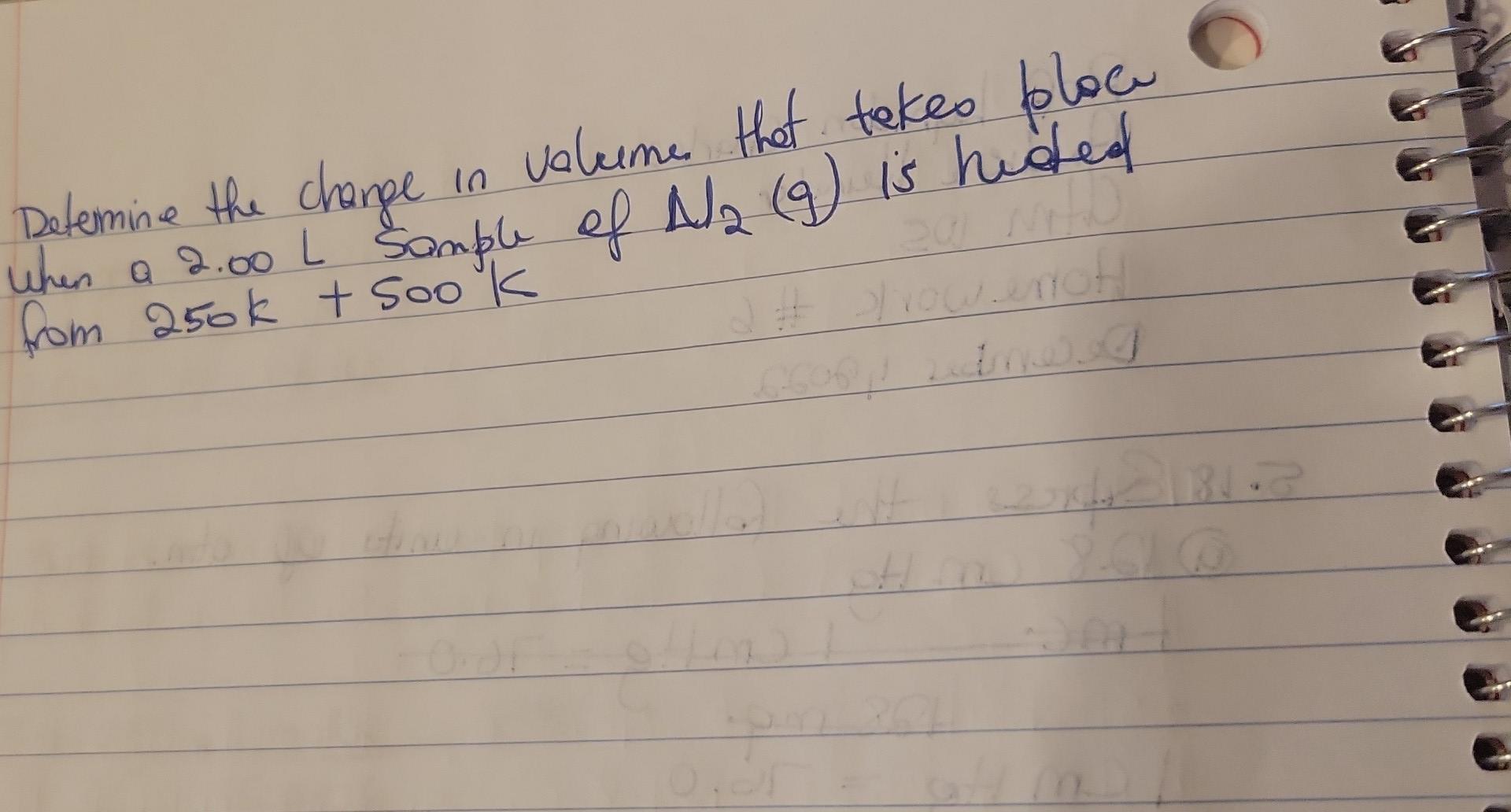 Solved Detemine the change in valume thet tekes blocu When a | Chegg.com