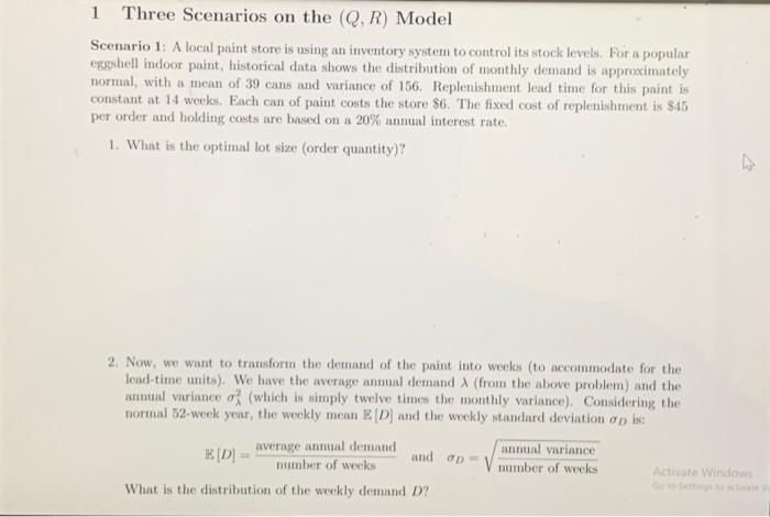 Solved 3. Consider the store operating at a 97-percent | Chegg.com