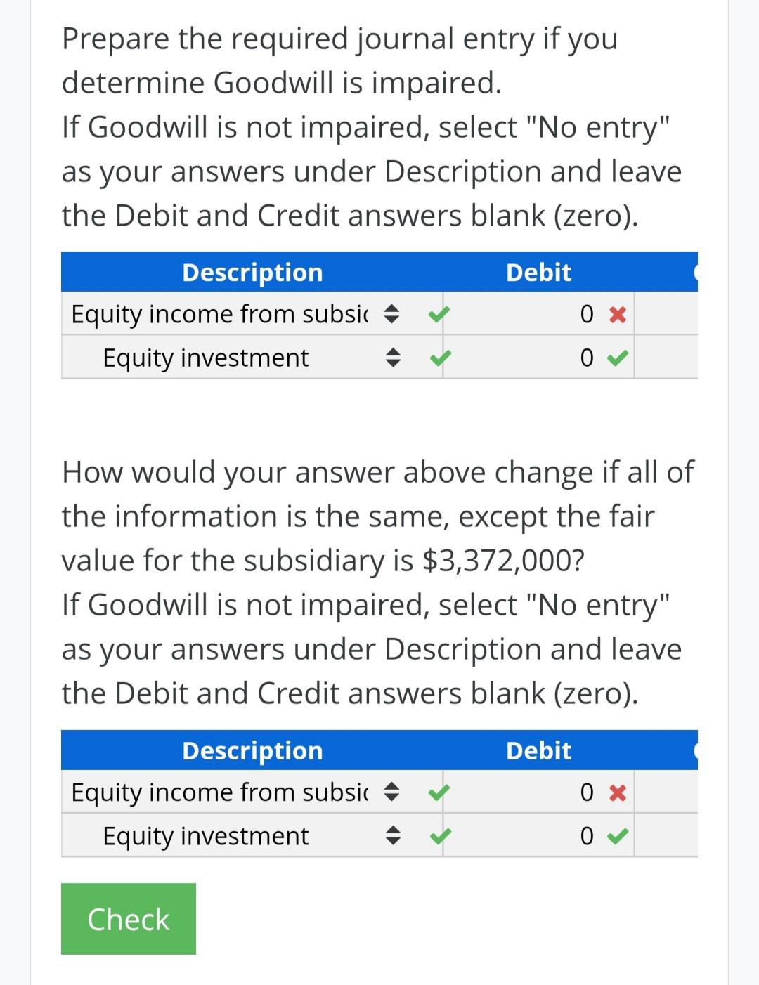 Solved Goodwill Impairment Test-After Adoption of FASB ASU | Chegg.com