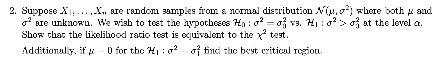 Suppose x1,dots,xn ﻿are random samples from a normal | Chegg.com