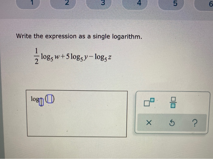 Solved Use the properties of logarithms to expand log (z | Chegg.com