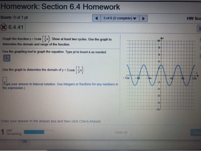 Solved Homework Section 6 4 Homework Score 0 Of 1 Pt 5 Of