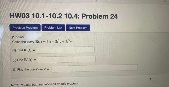 Solved Given the curve R(t)=3ti+2t2j+3t3k (1) Find R′(t)= | Chegg.com