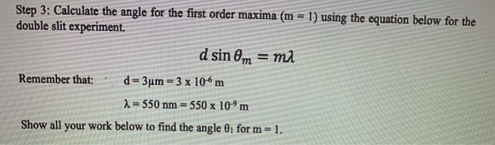 Solved How to calculate the angle for first and second order | Chegg.com