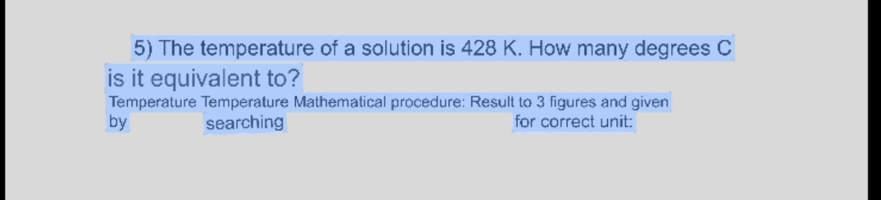 Solved The temperature of a solution is 428K. ﻿How many | Chegg.com