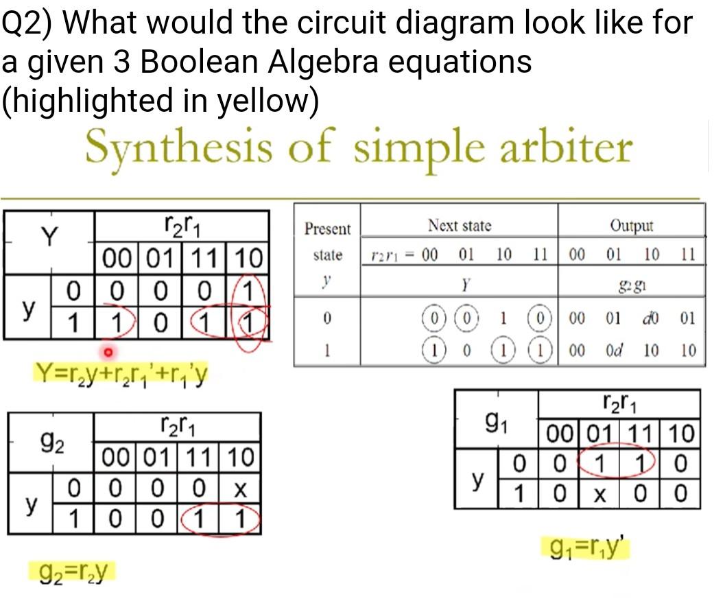 Solved Q2) What would the circuit diagram look like for a | Chegg.com