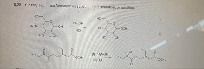Solved 6.28 Classify each transformation as substitution, | Chegg.com