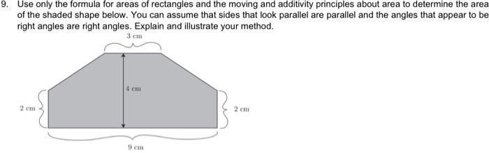 Solved Use only the formula for areas of rectangles and the | Chegg.com