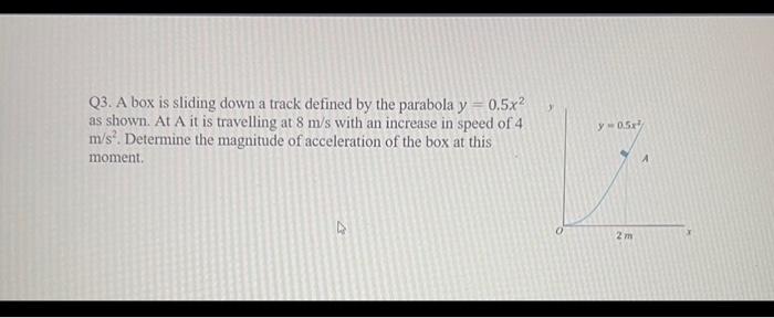 Solved Q2. If the car is moving along a straight line | Chegg.com