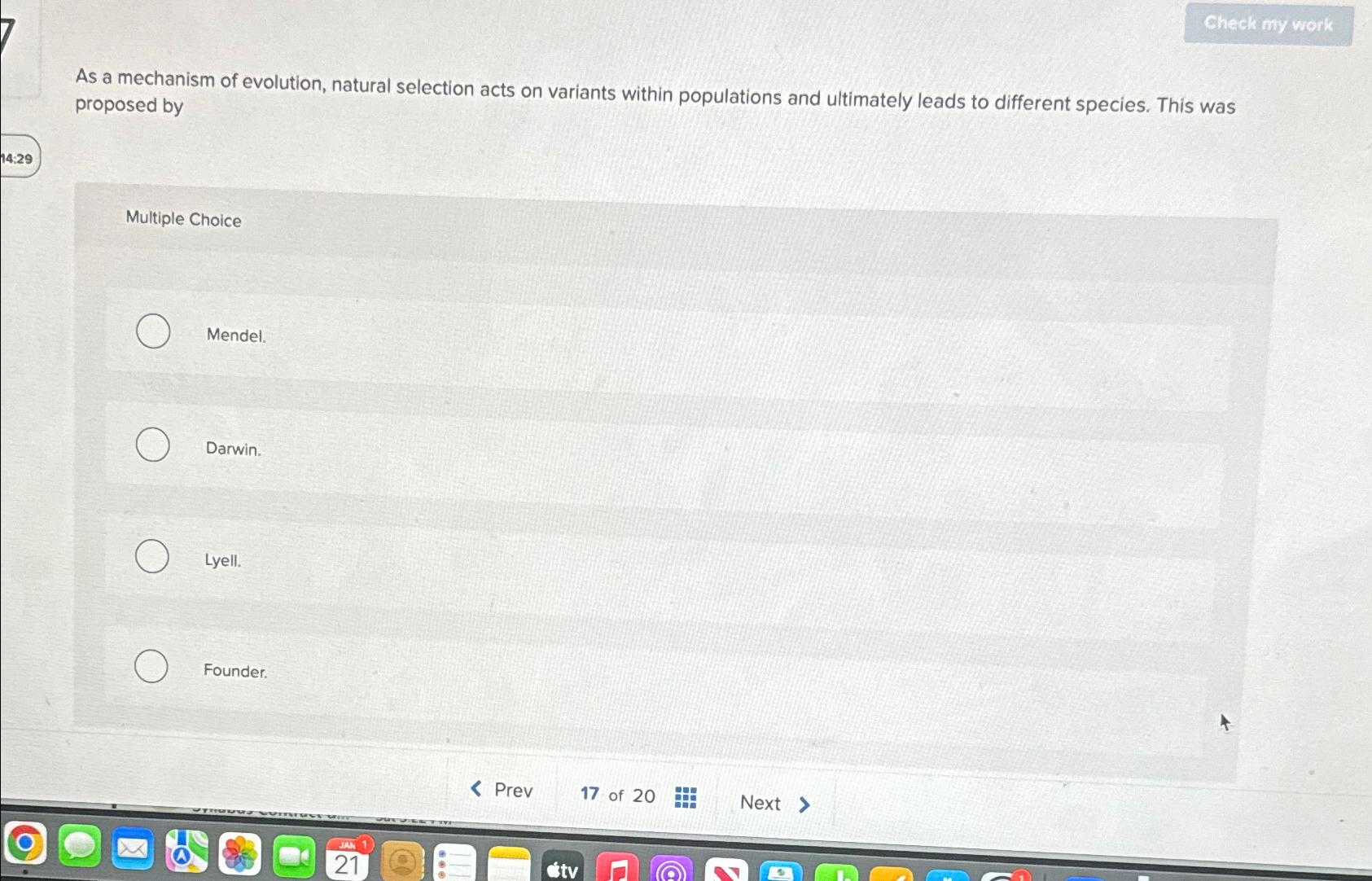 Solved As a mechanism of evolution, natural selection acts | Chegg.com