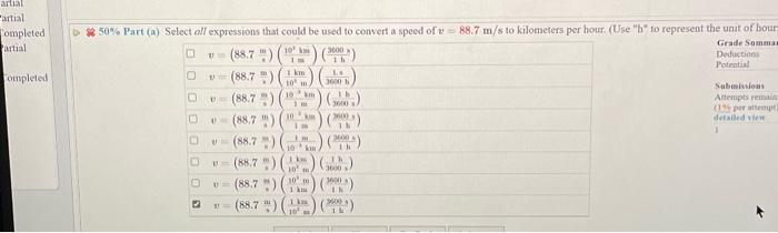 (17\%) Problem 2: When converting units, the | Chegg.com