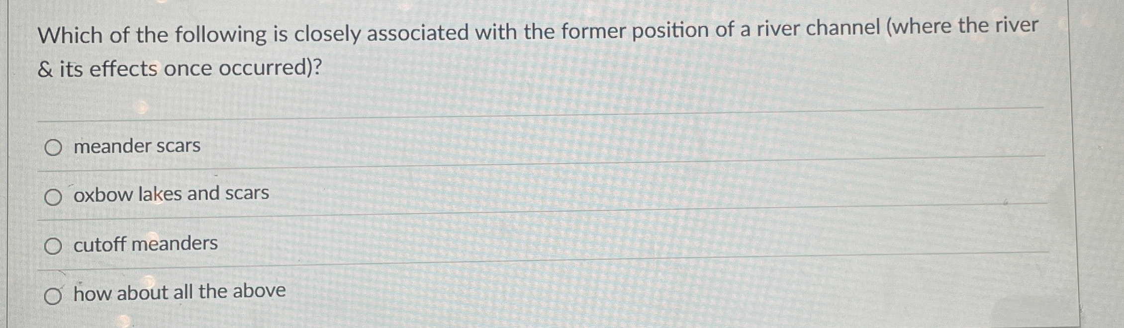Solved Which of the following is closely associated with the | Chegg.com