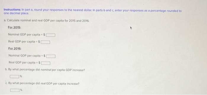 Solved Using the data in the table below related to nominal | Chegg.com