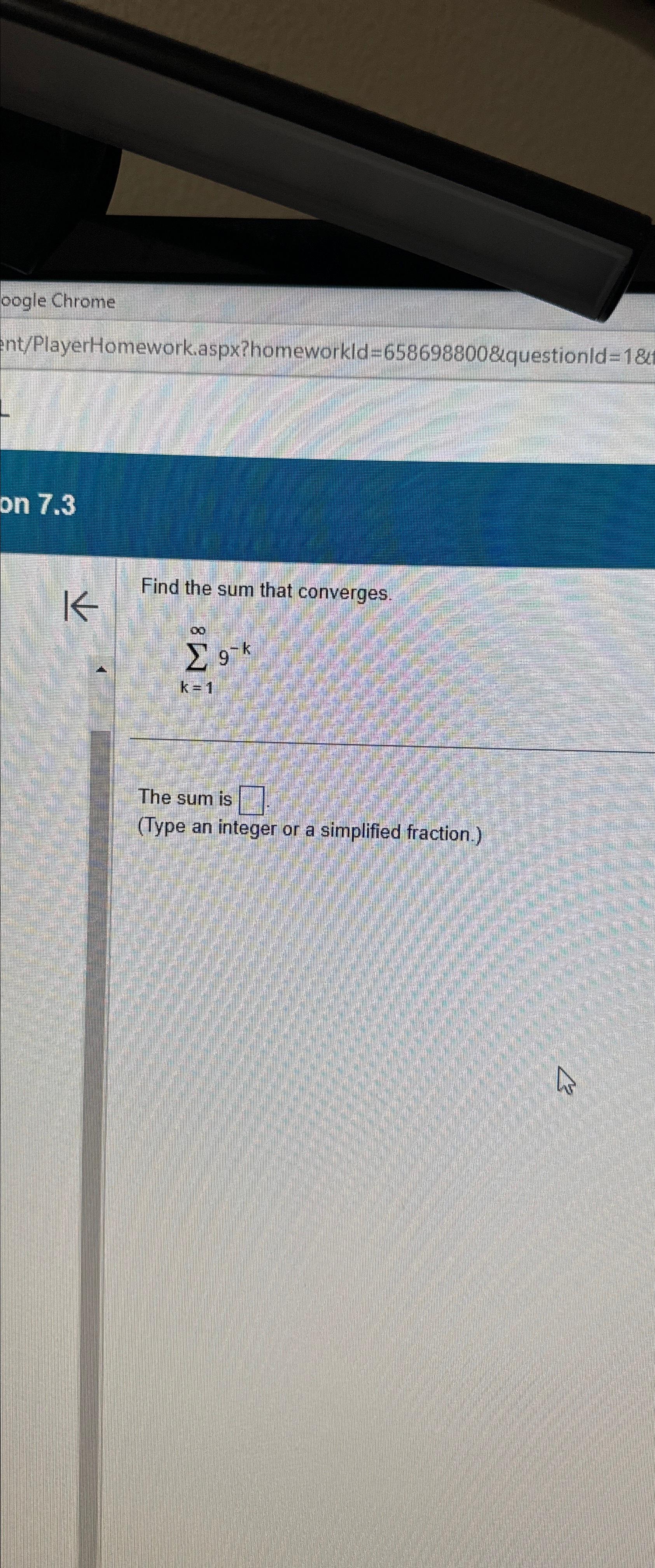 Solved oogle Chromeint/PlayerHomework.aspx?homeworkld | Chegg.com