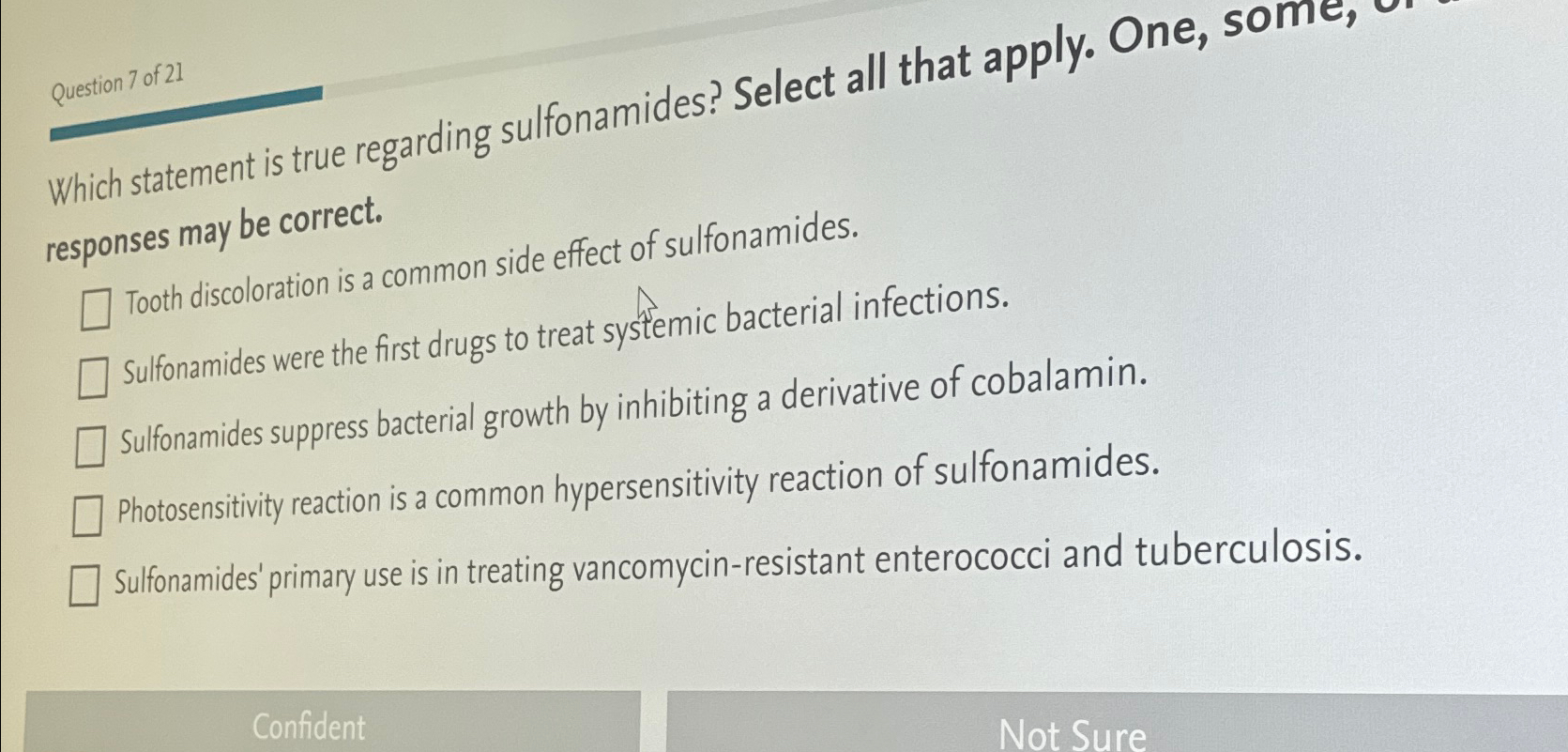 Solved Question 7 ﻿of 21Which statement is true regarding | Chegg.com