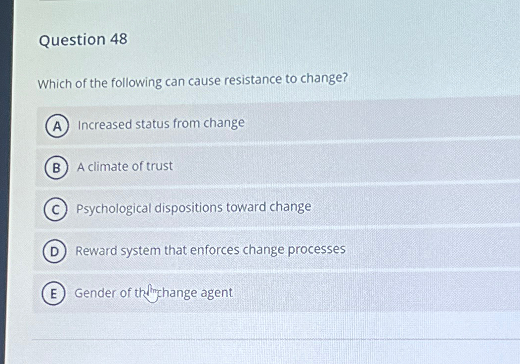 Solved Question 48Which of the following can cause | Chegg.com