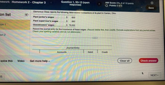 Solved Record the journal entry for the incurrence of these | Chegg.com