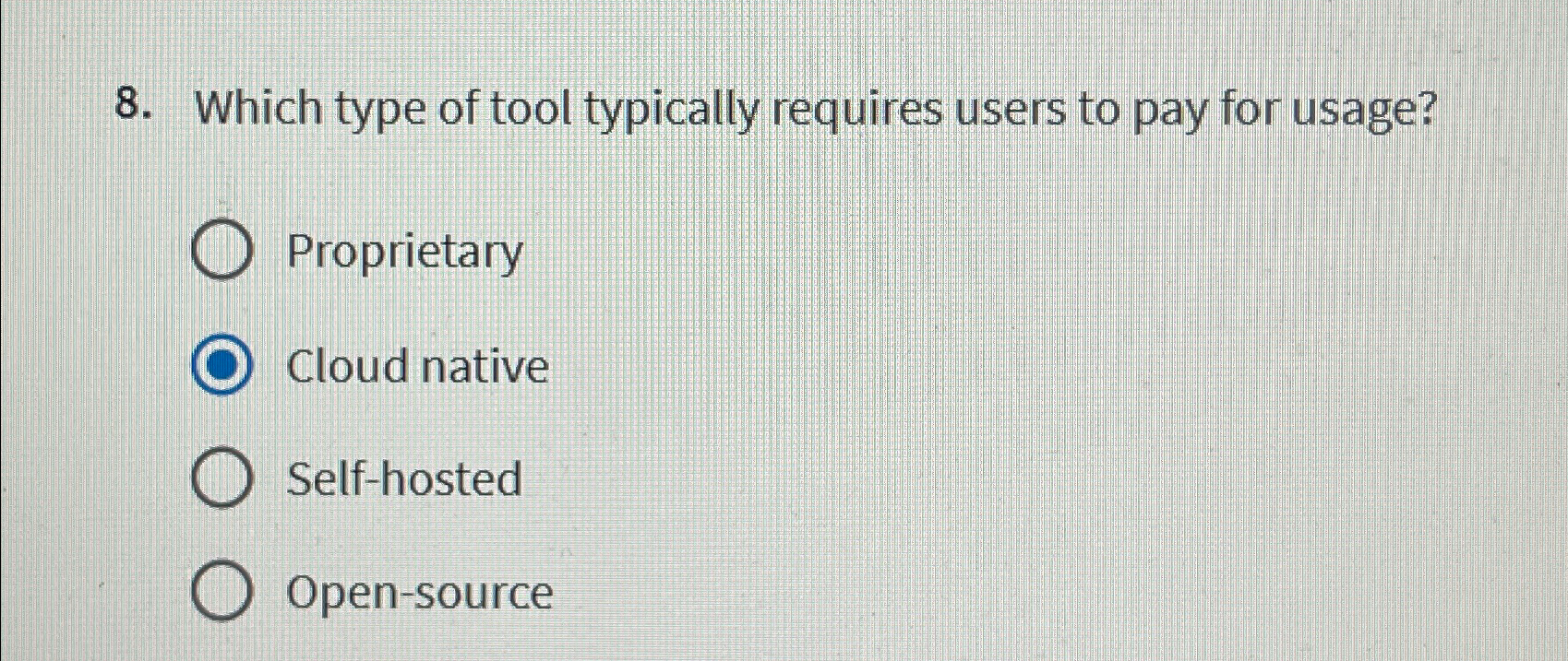 Solved Which type of tool typically requires users to pay | Chegg.com