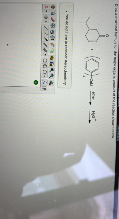 [Solved]: Draw a structural formula for the major organic pr