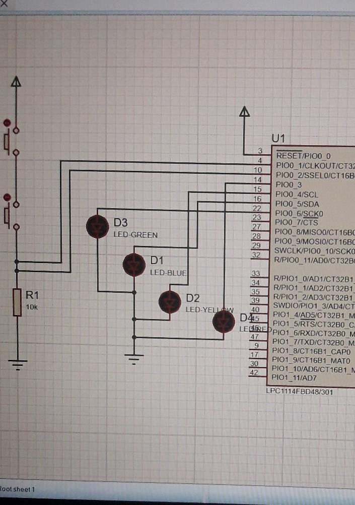 Solved 1) Implement a system that takes two buttons as | Chegg.com