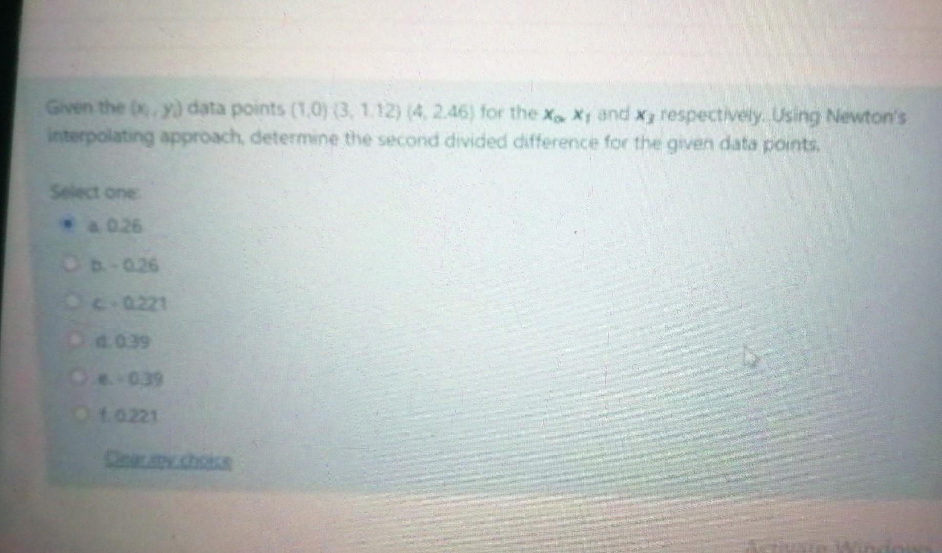 Solved Given the (x1,y) data points (1,0)(3,1,12)(4,2,46) | Chegg.com