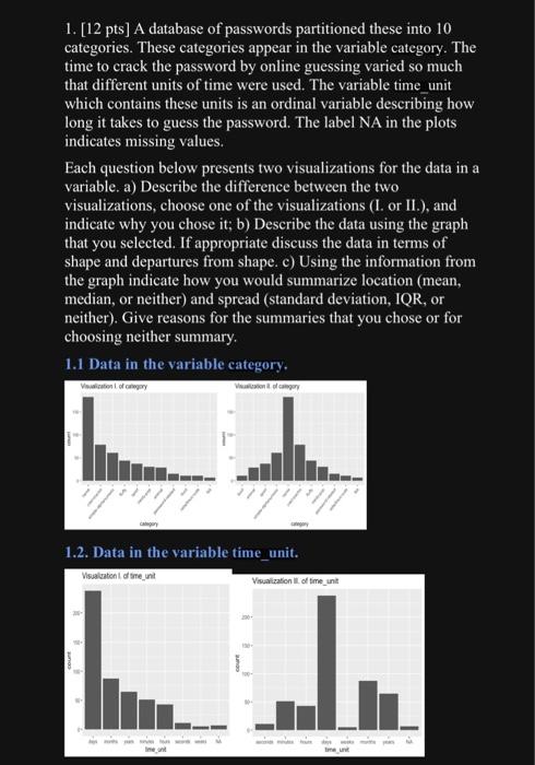 Solved 1. [12 pts] A database of passwords partitioned these | Chegg.com