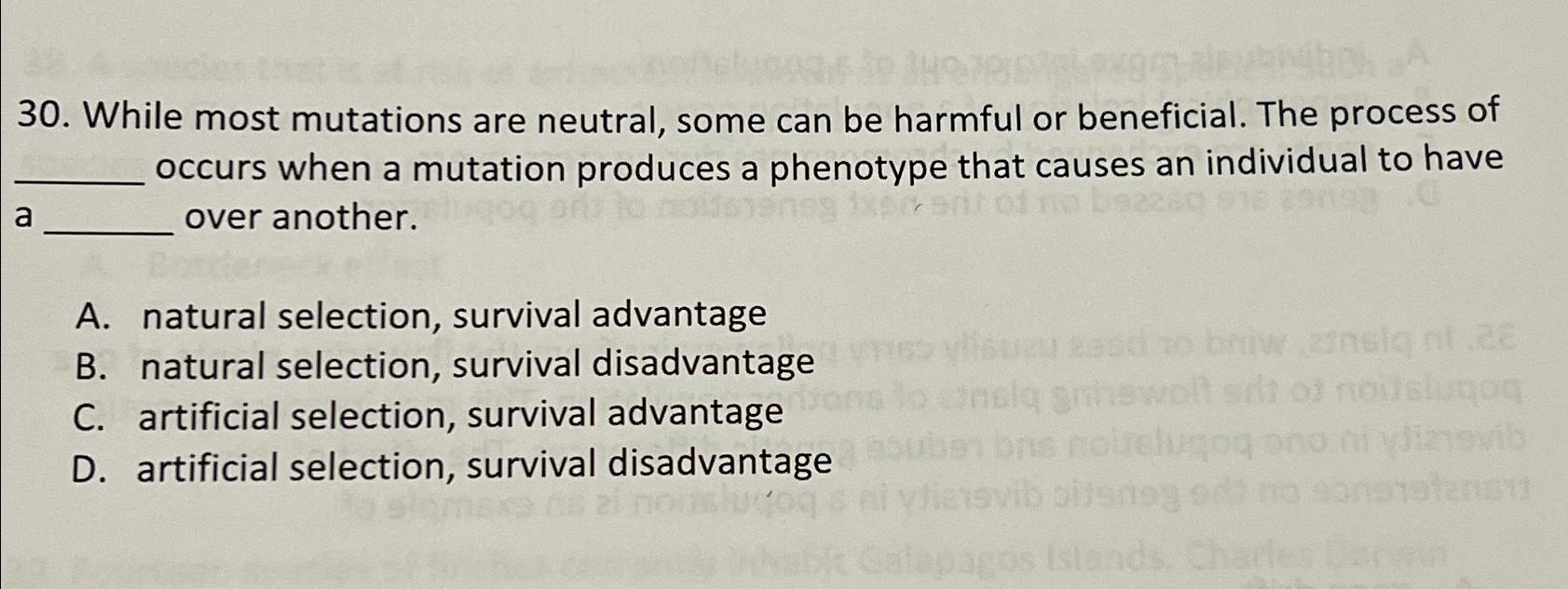 Solved While most mutations are neutral, some can be harmful | Chegg.com